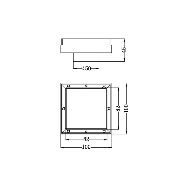TILE INSERT FLOOR WASTE - Bathroom International